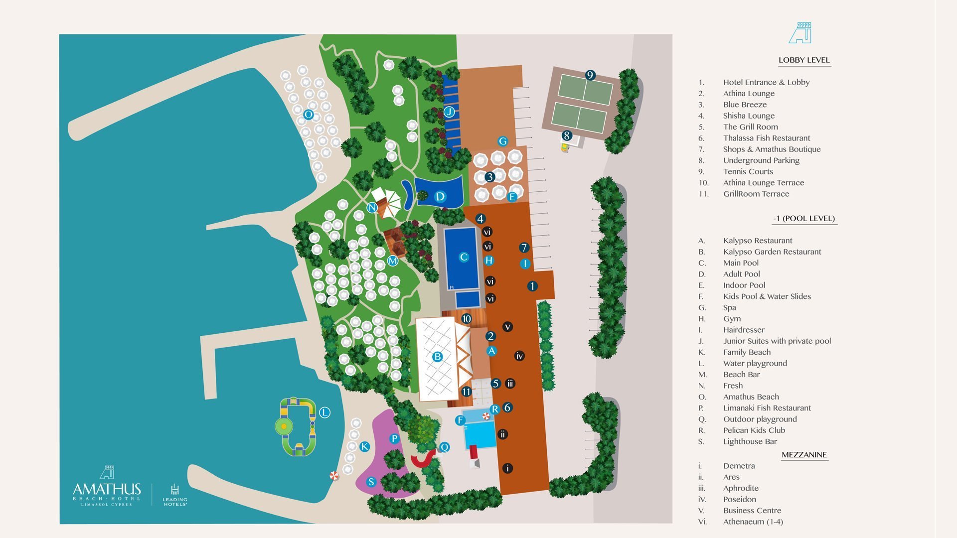 Photo Gallery of Amathus Beach Hotel Limassol